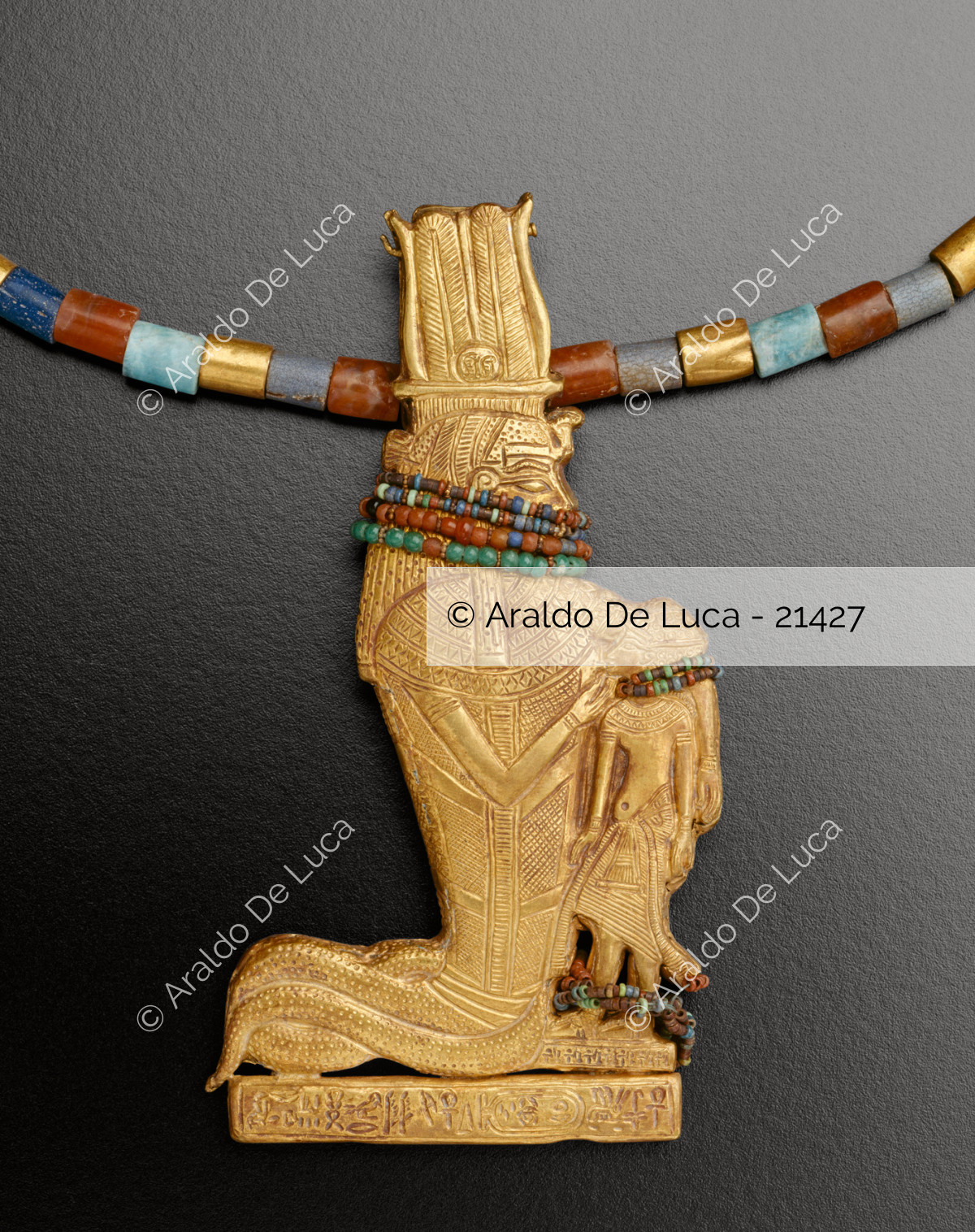 Tesoro di Tutankhamon. Collana con Ueret-hekau - 21427