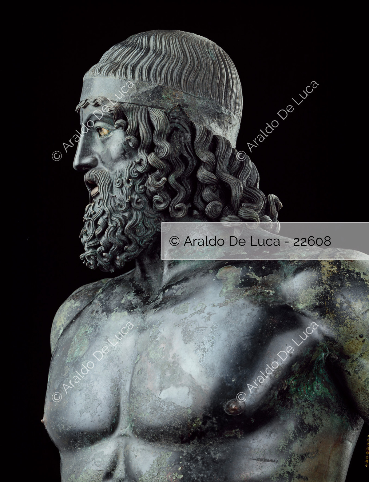 Bronzi di Riace. Tideo, bronzo A. Particolare - 22608
