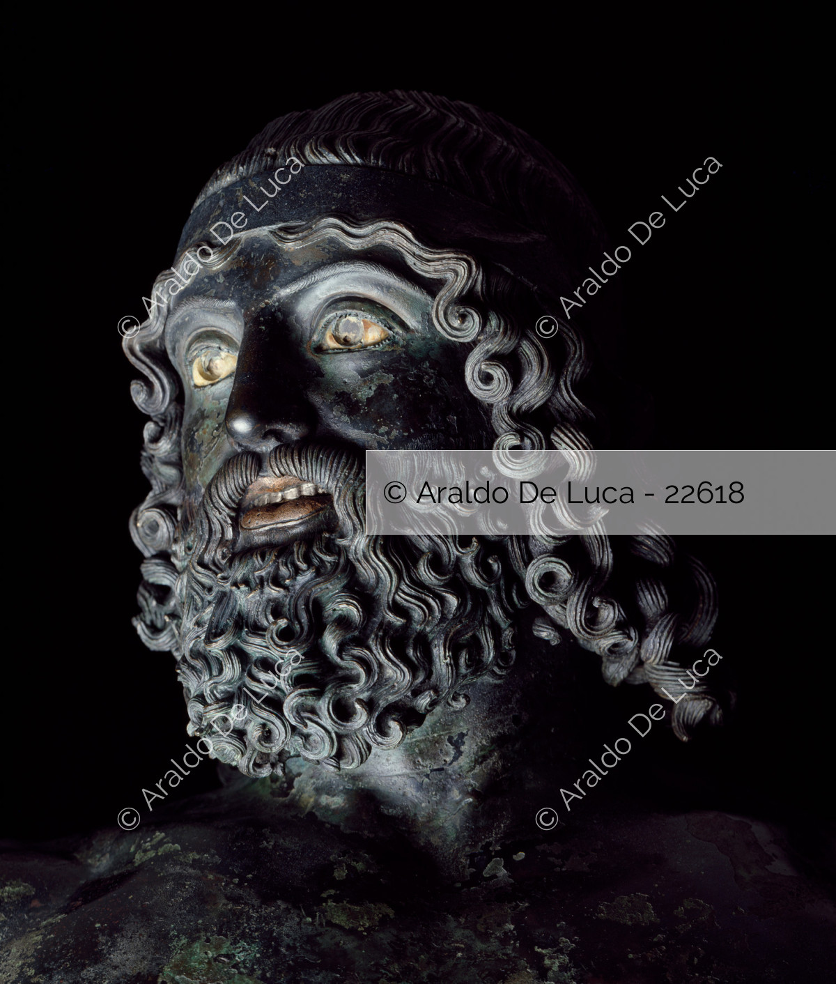 Bronzi di Riace. Tideo, bronzo A. Particolare - 22618