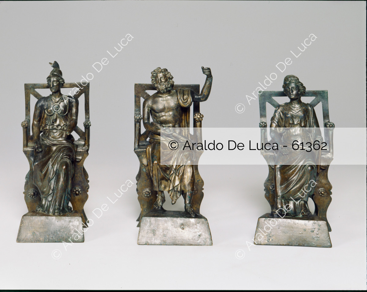 Statue in bronzo di Giove Minerva e Giunone - 61362